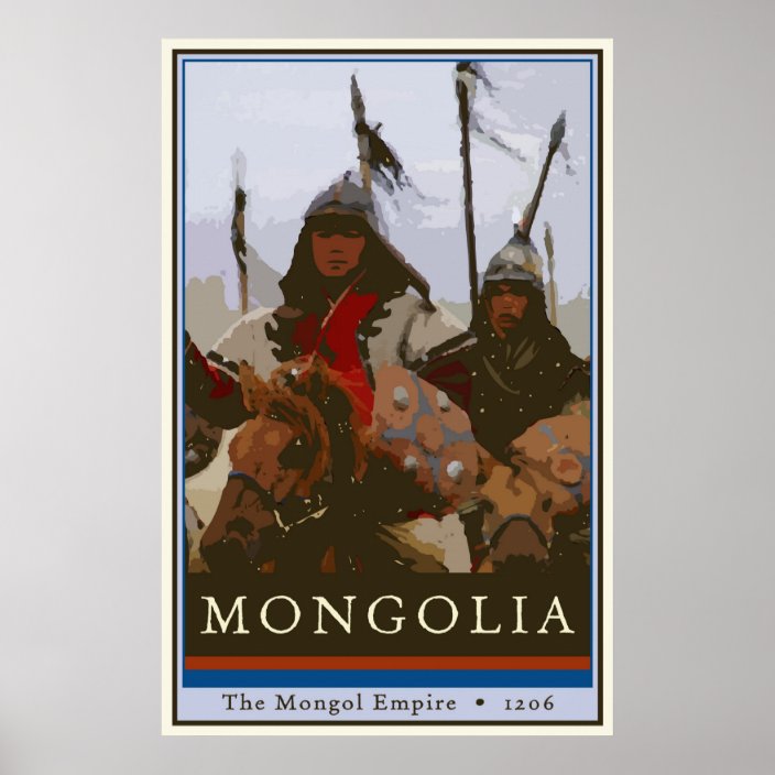Mongolia Poster | Zazzle.com