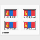 Mongolia Rectangular Sticker | Zazzle