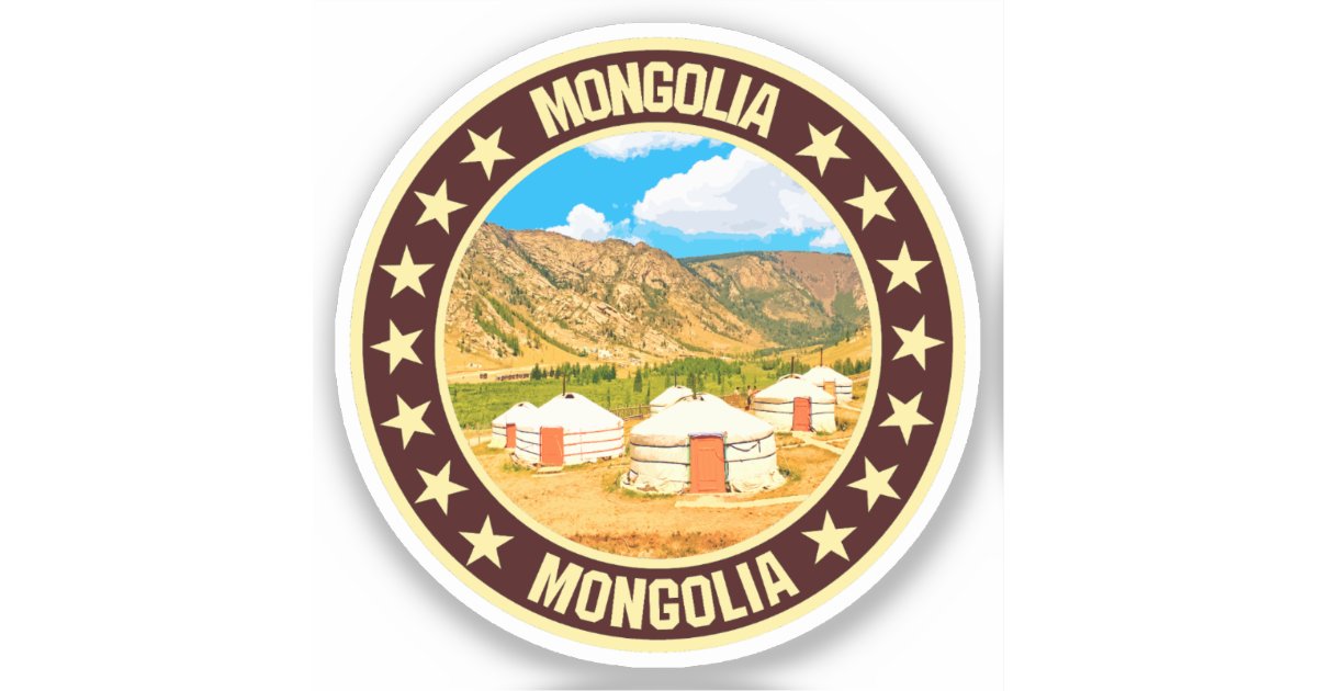 Mongolia sticker | Zazzle