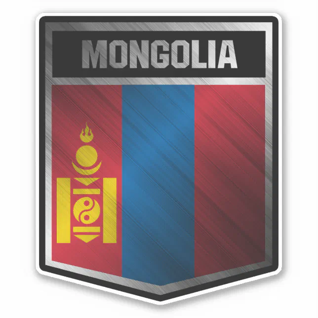 Mongolia Sticker | Zazzle