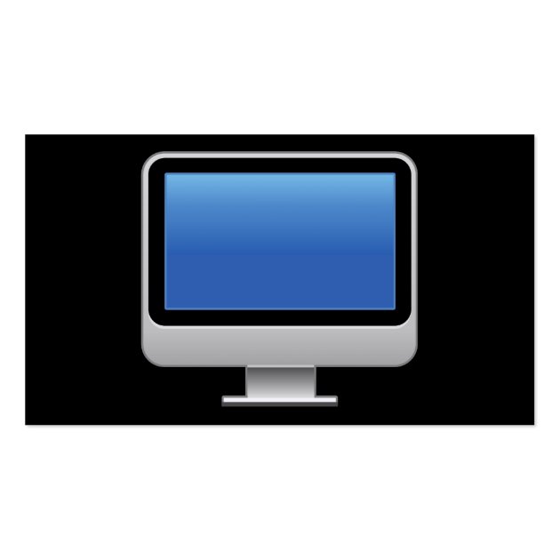 Monitor Card Business Card Templates