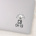 Monitoring CB Channel 19 Sticker | Zazzle