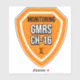 Monitoring GMRS Channel 16 Sticker For Vehicle | Zazzle