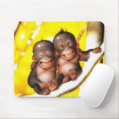 monkey buds mouse pad | Zazzle
