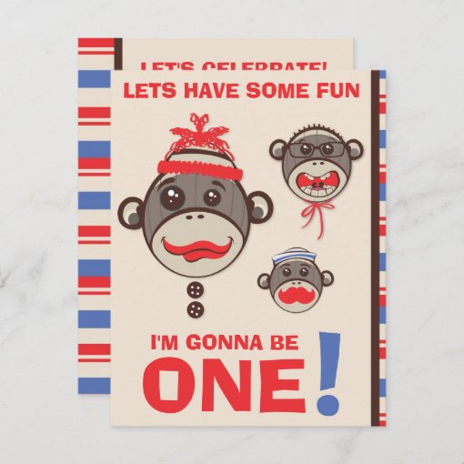 Monkey Business Birthday Party Invitation | Zazzle
