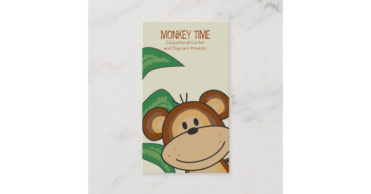 MONKEY Business Card | Zazzle