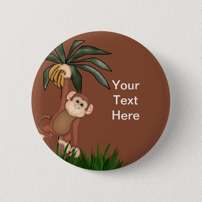 Monkey Buttons | Zazzle.com