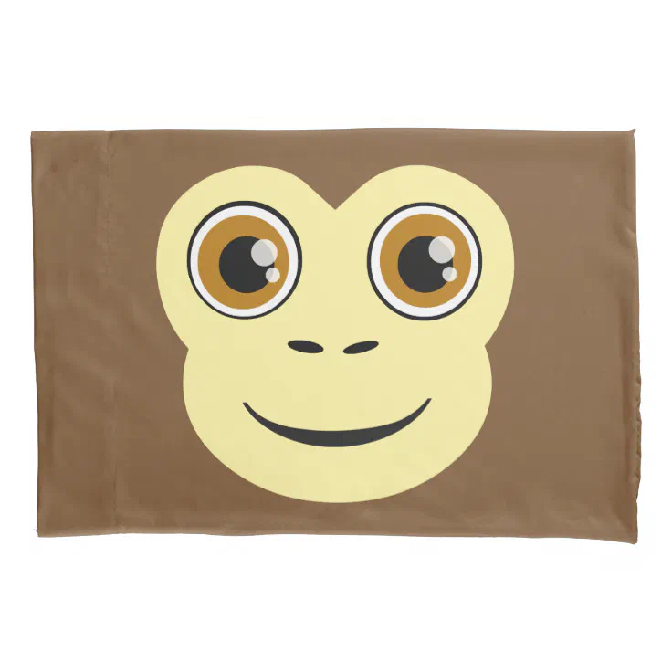Monkey Face Pillow Case | Zazzle
