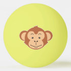 Sock Monkey Face Ping Pong Ball | Zazzle.com