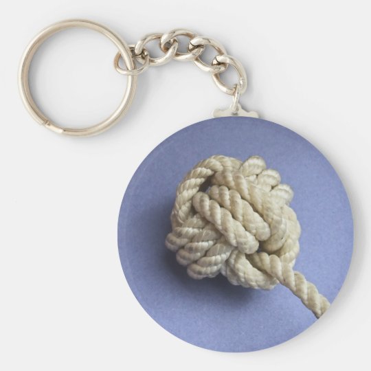 Monkey fist knot key chain | Zazzle.com
