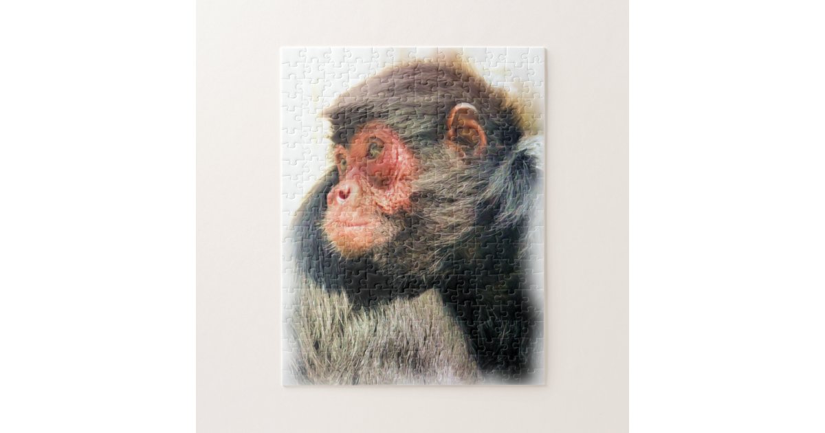 MONKEY JIGSAW PUZZLE | Zazzle
