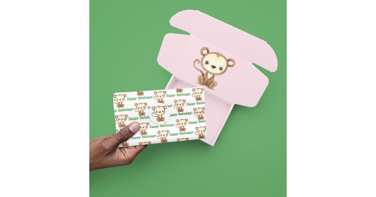 Monkey Jungle Tissue Paper | Zazzle