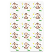 Monkey Jungle Tropical Leaf Banana Peeled Tissue Paper | Zazzle
