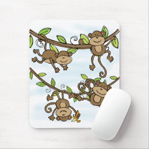 Monkey Shine Mouse Pad | Zazzle