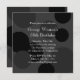 Monochromatic Birthday Invitation | Zazzle