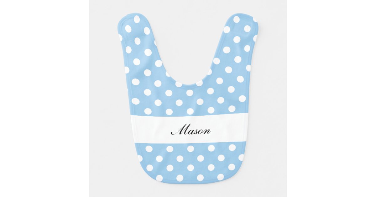 Monogram Baby Boy Bib | Zazzle