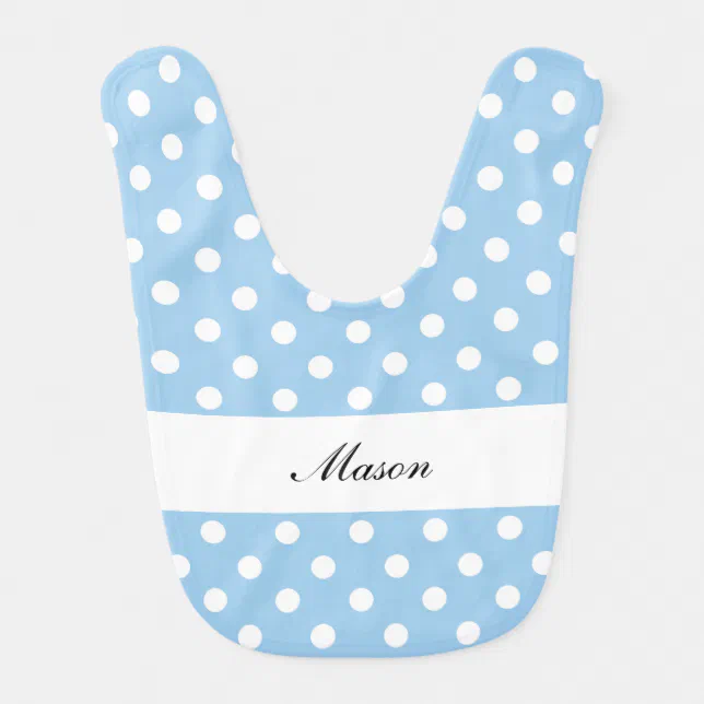 Monogram Baby Boy Bib | Zazzle