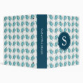 Monogram Beach Sea Turtle Back To School Binder | Zazzle
