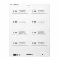 Monogram Black and White Business Shipping Label | Zazzle