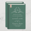 Monogram Book Cover Wedding Invitation | Zazzle