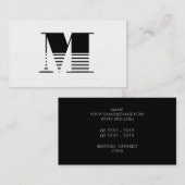 Monogram Business Card | Zazzle