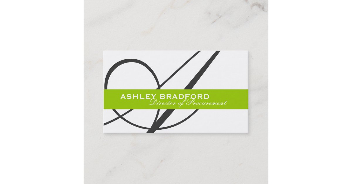 Monogram Business Cards | Zazzle