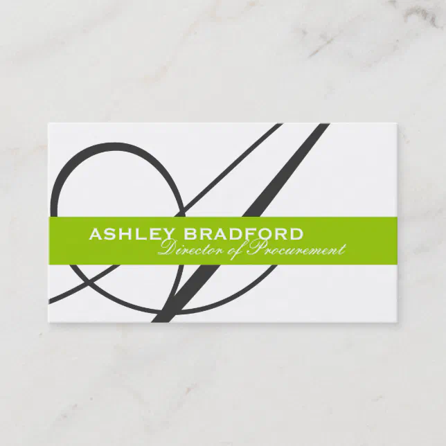 Monogram Business Cards | Zazzle