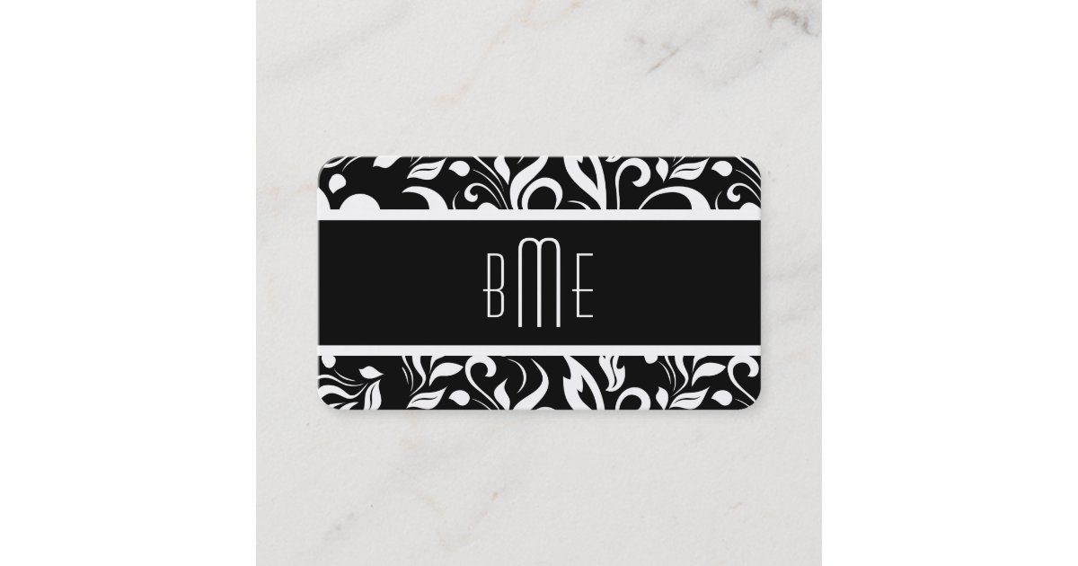 Monogram Business Cards | Zazzle