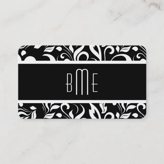 Monogram Business Cards | Zazzle