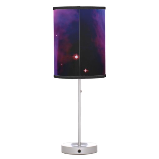 Monogram Crab Pulsar deep outer space picture Table Lamp | Zazzle
