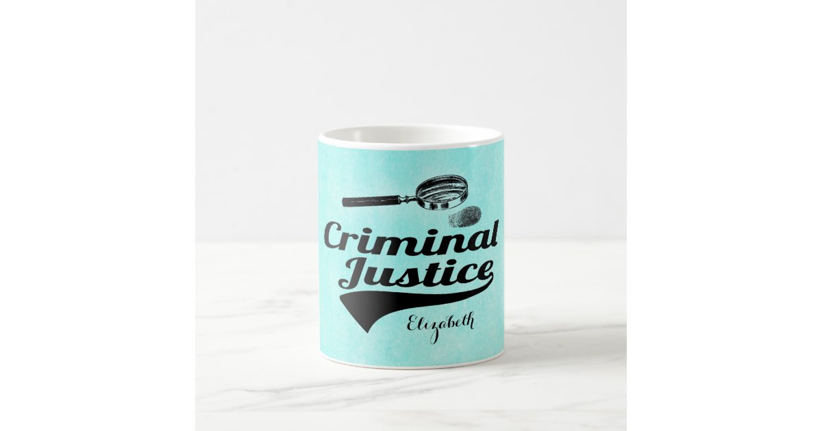 Monogram Criiminal Justice Graduate Coffee Mug | Zazzle