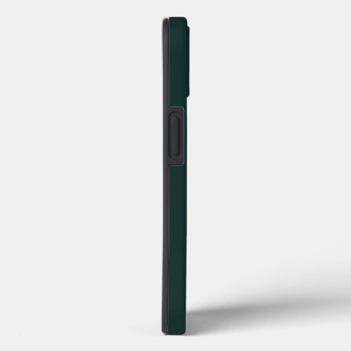Monogram Dark Green Stylish Modern Minimalist Case-Mate iPhone Case ...