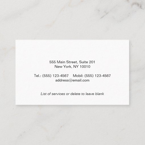 Monogram Dry Cleaners, Dry Cleaning Business Card | Zazzle