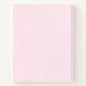 Monogram Elegant Blush Pink Gold Minimalist Classy Notebook | Zazzle