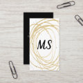Monogram / Expressive Business Card | Zazzle