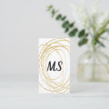 Monogram / Expressive Business Card | Zazzle