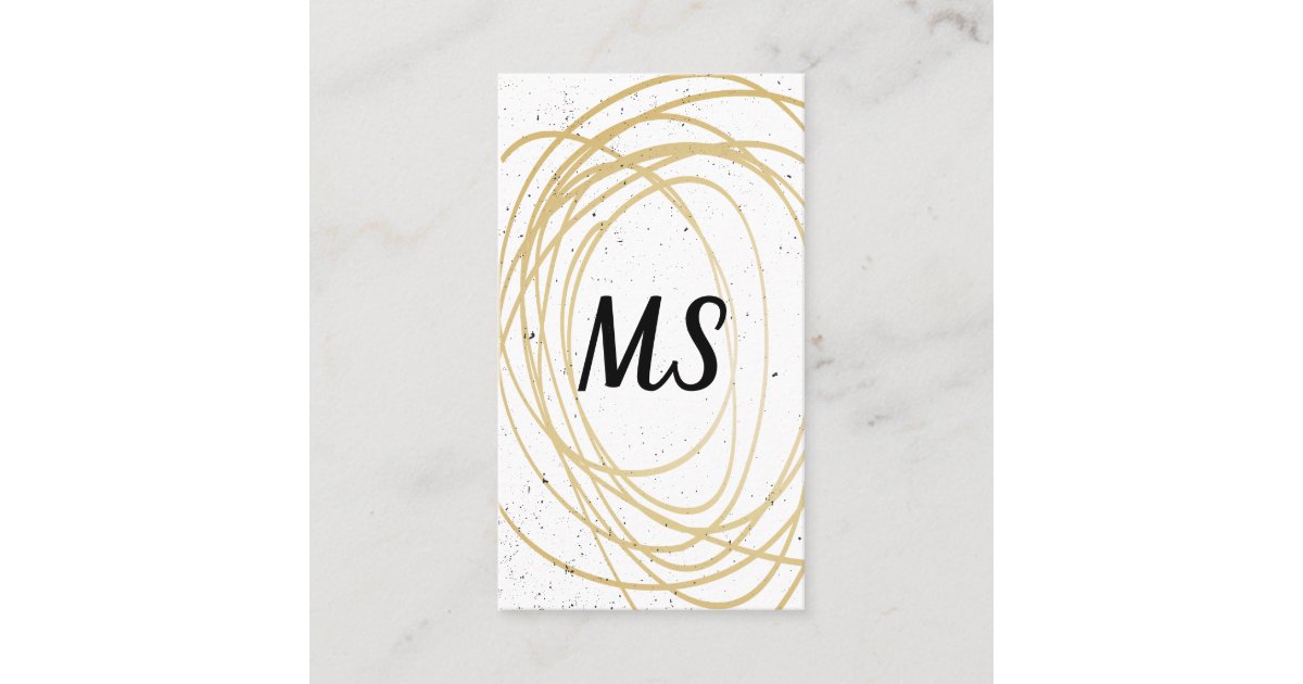 Monogram / Expressive Business Card | Zazzle