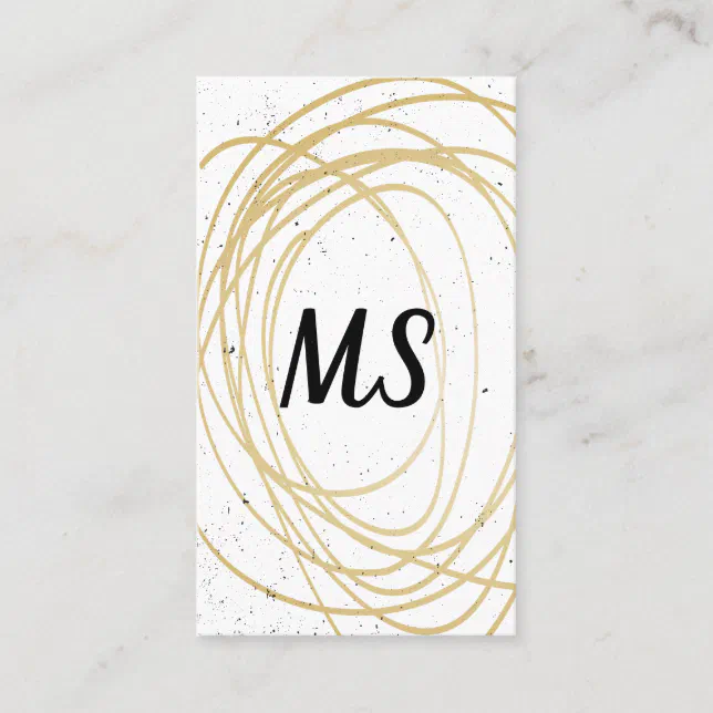 Monogram / Expressive Business Card | Zazzle