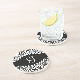 Monogram Initial Coasters | Zazzle