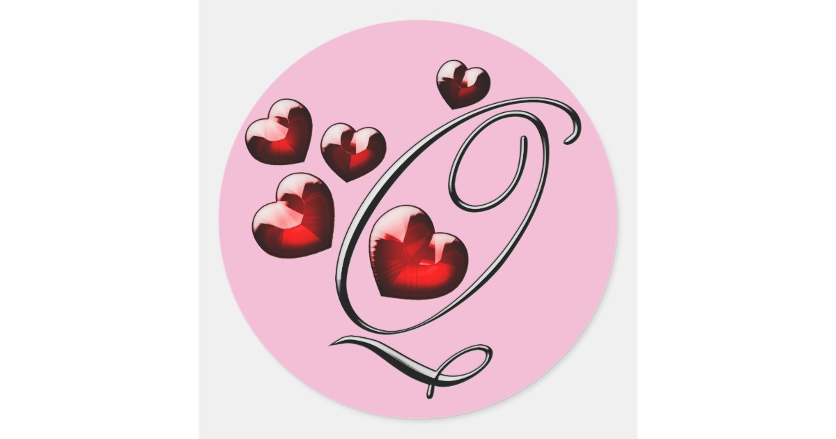 monogram initial Q stickers | Zazzle