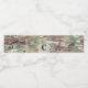 Monogram Initial Water Bottle Label Army OCP Camo | Zazzle