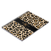 Monogram Leopard Print Spiral Notebook | Zazzle