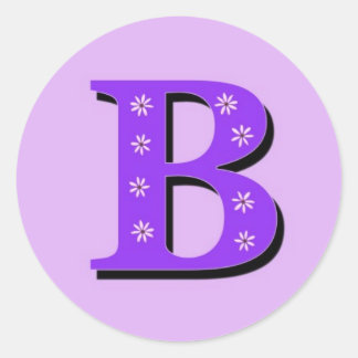 Letter B Stickers | Zazzle
