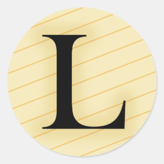Letter L Stickers | Zazzle