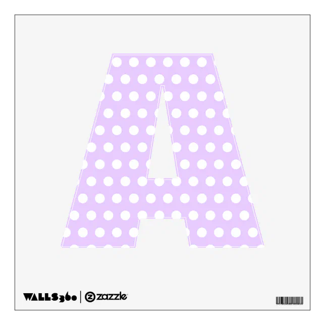 Monogram Letter Number Wall Letter Wall Sticker | Zazzle