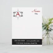monogram letterhead | Zazzle