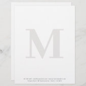 Monogram Letterhead Template | Zazzle