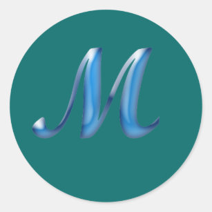 Letter M Stickers | Zazzle