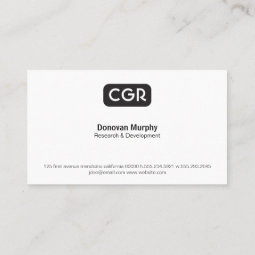 Monogram | Marble | Marketing Business Card | Zazzle
