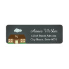 Monogrammed House Return Address Labels | Zazzle.com